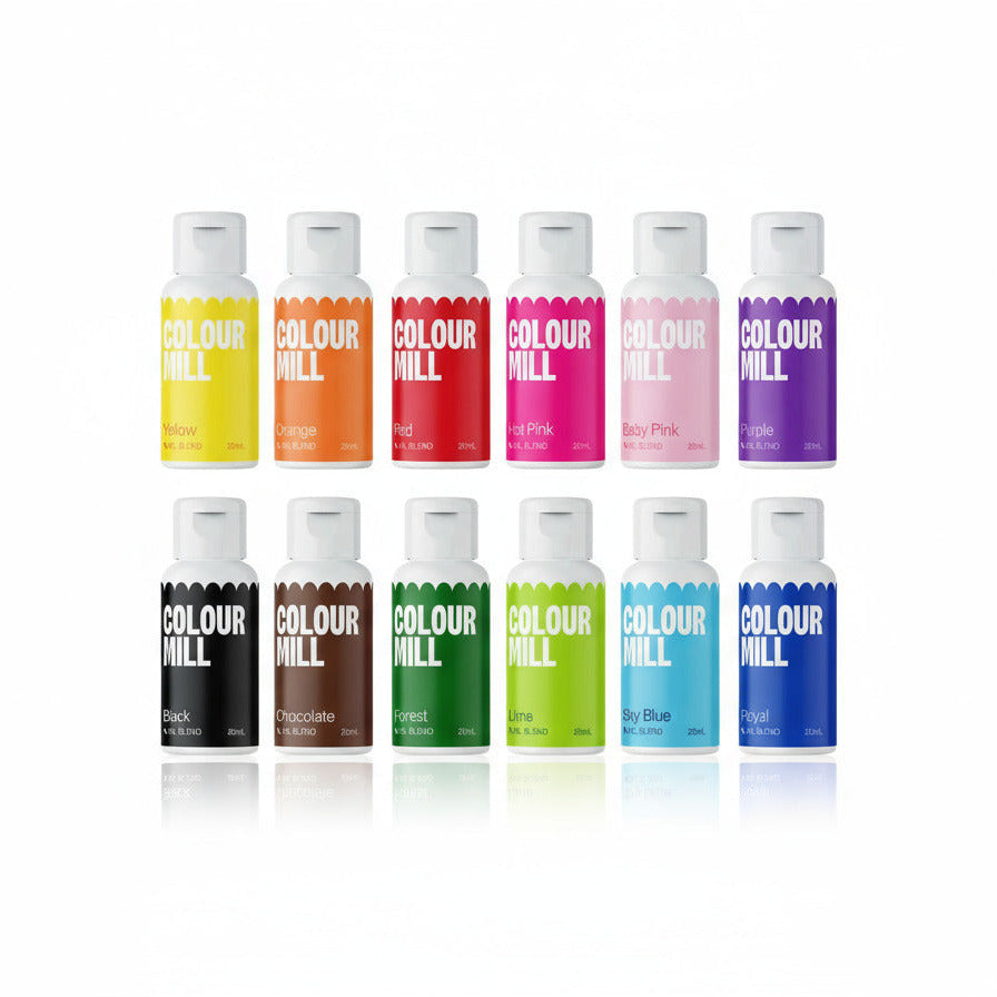 Oil-Blend Kickstarter Pack/12 Colour Mill – Cake & Craft Supply Shop